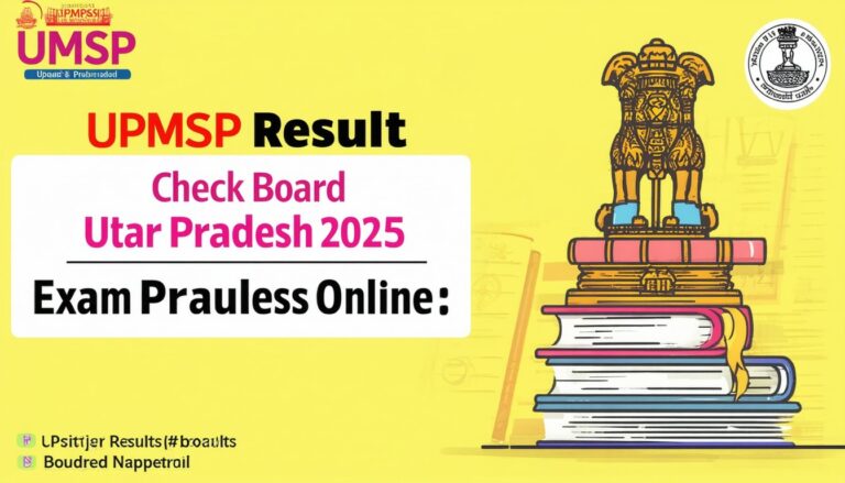 UPMSP Result 2025: Check Uttar Pradesh Board Exam Results Online - Sixated